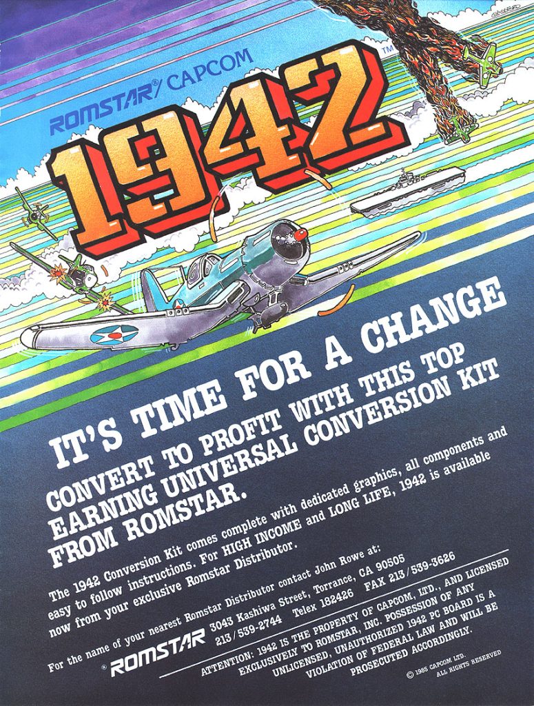 1942 Arcade Game