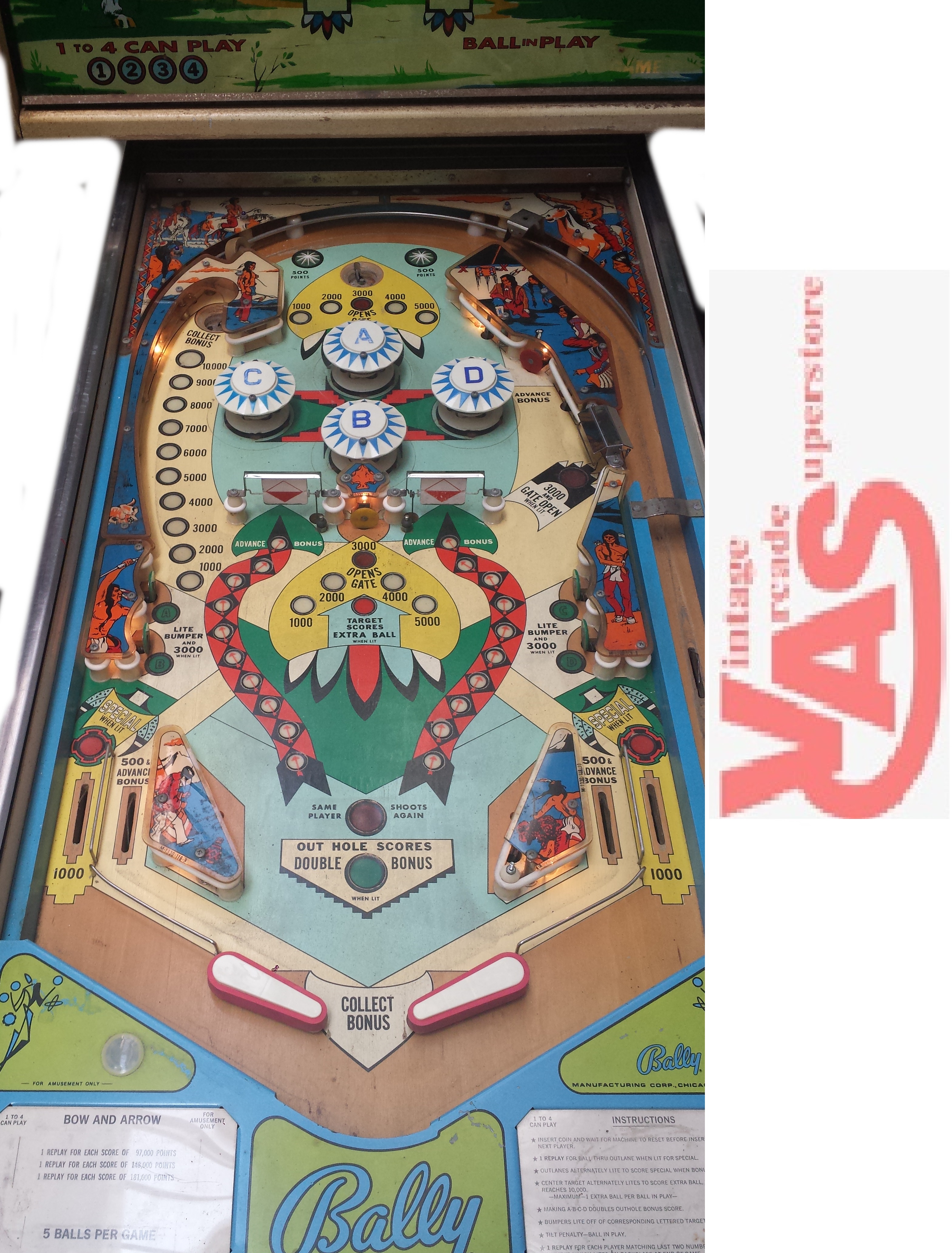 Bow and Arrow Playfield