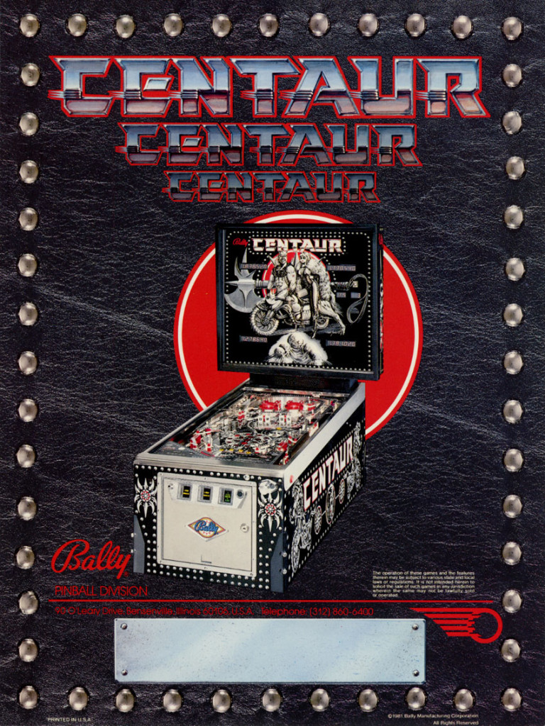 Centaur Pinball machine for sale- Vintage Arcade