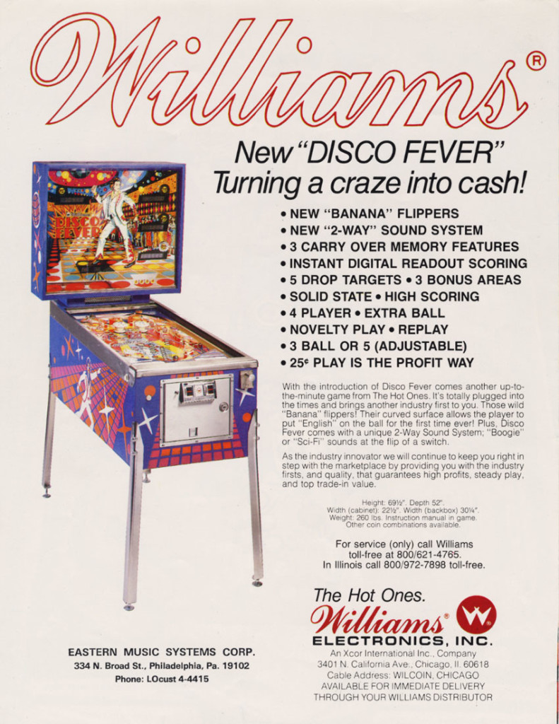 Disco Fever Pinball Machine | Vintage Arcade Superstore
