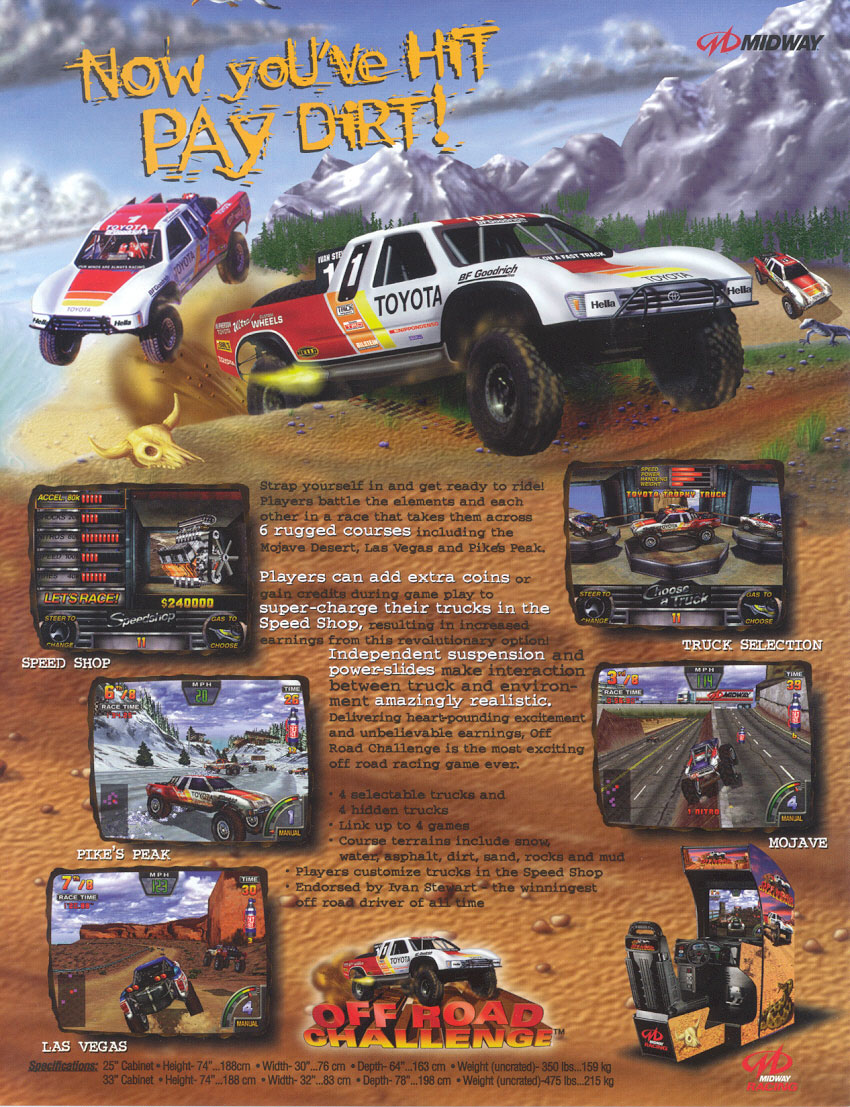 Off Road Challenge Arcade Shop For Sale