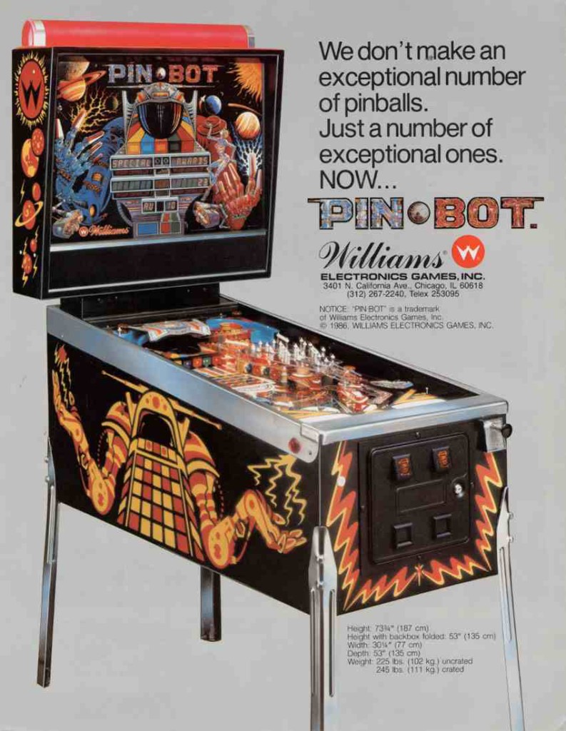 Pinbot Pinball Machine | Vintage Arcade Superstore