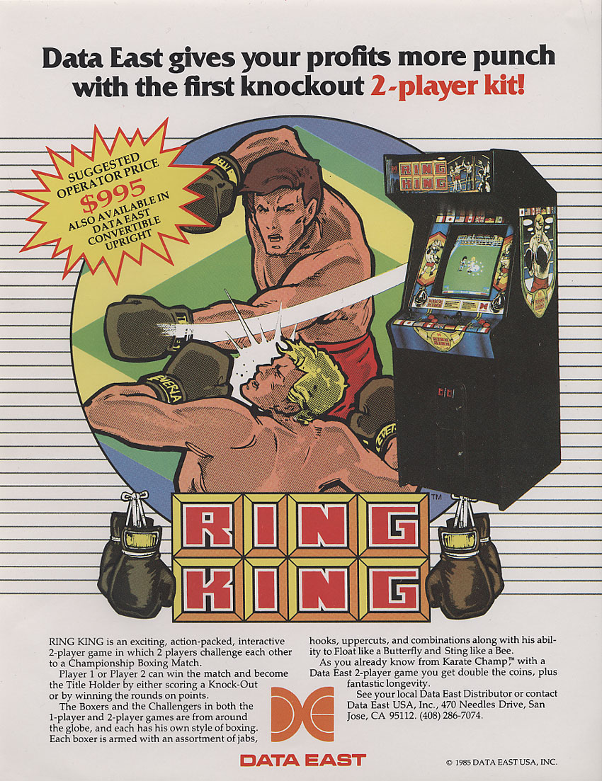 Ring King Arcade Game For Sale