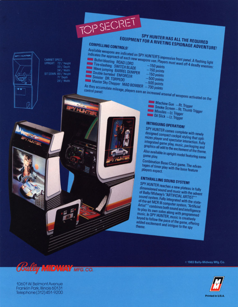 Spy Hunter (Sit Down) - Vintage Arcade Superstore