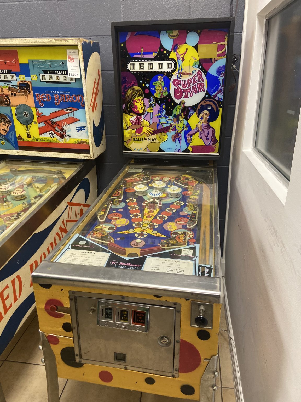 Super Star Pinball Machine | Vintage Arcade Superstore