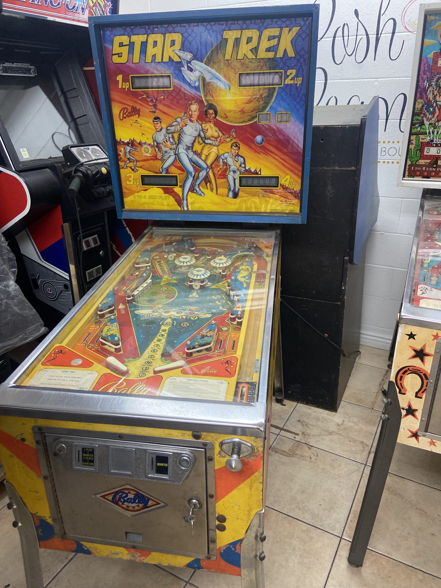 Star Trek Pinball Machine - Vintage Arcade Superstore