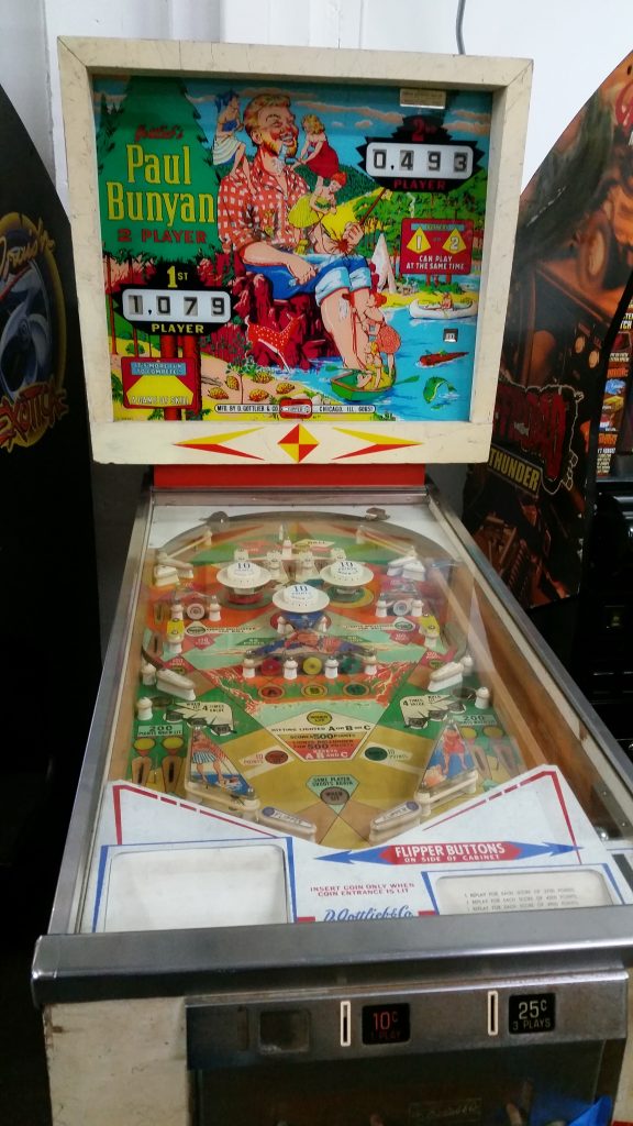 Paul Bunyan Pinball Machine | Vintage Arcade Superstore