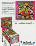 The Incredible Hulk Pinball Machine | Vintage Arcade Superstore