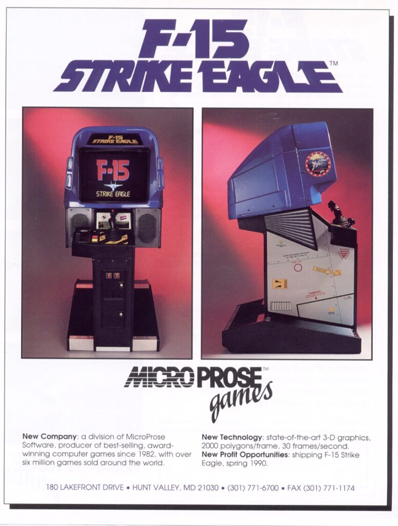 F-15 Strike Eagle Arcade Game | Vintage Arcade Superstore