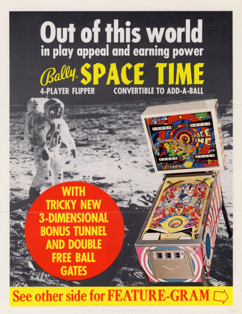 Space Time Pinball Machine - Vintage Arcade Superstore