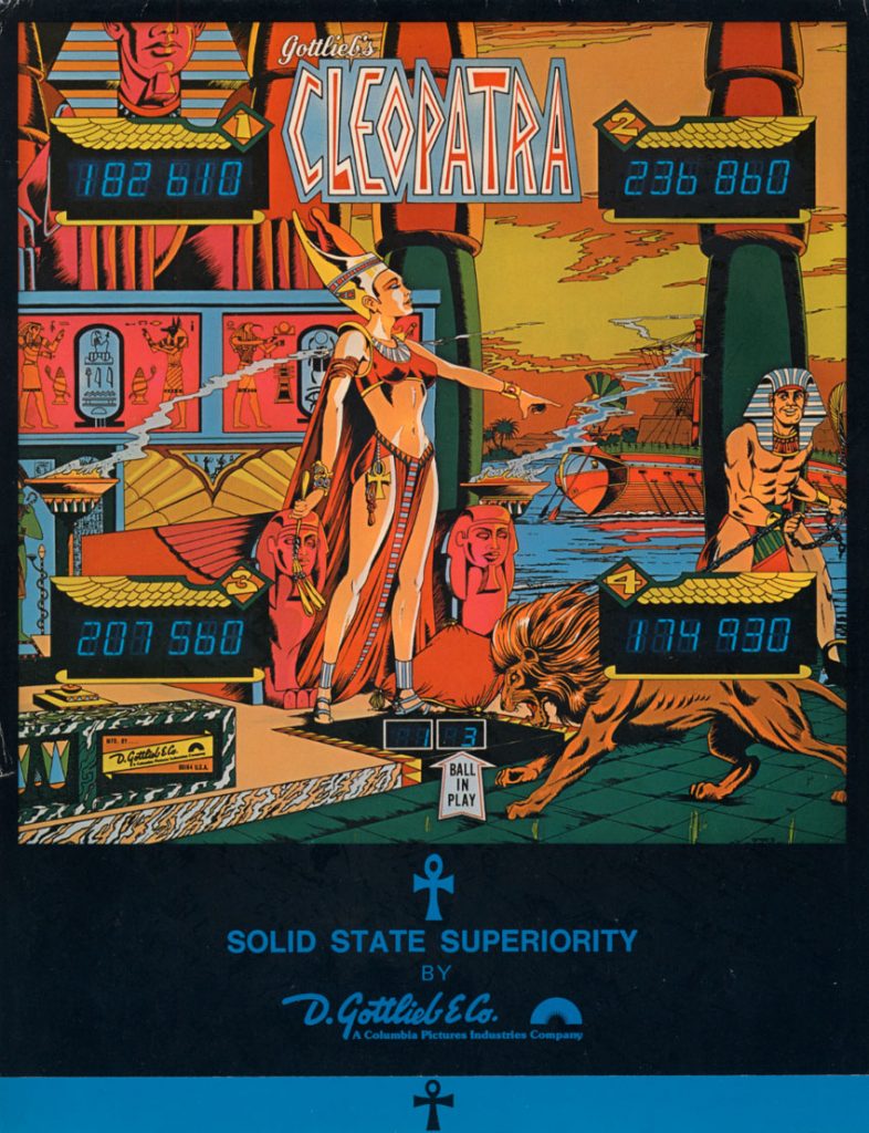 Cleopatra Pinball Machine - Vintage Arcade Superstore