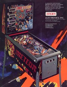 Meteor Pinball Machine - Vintage Arcade Superstore
