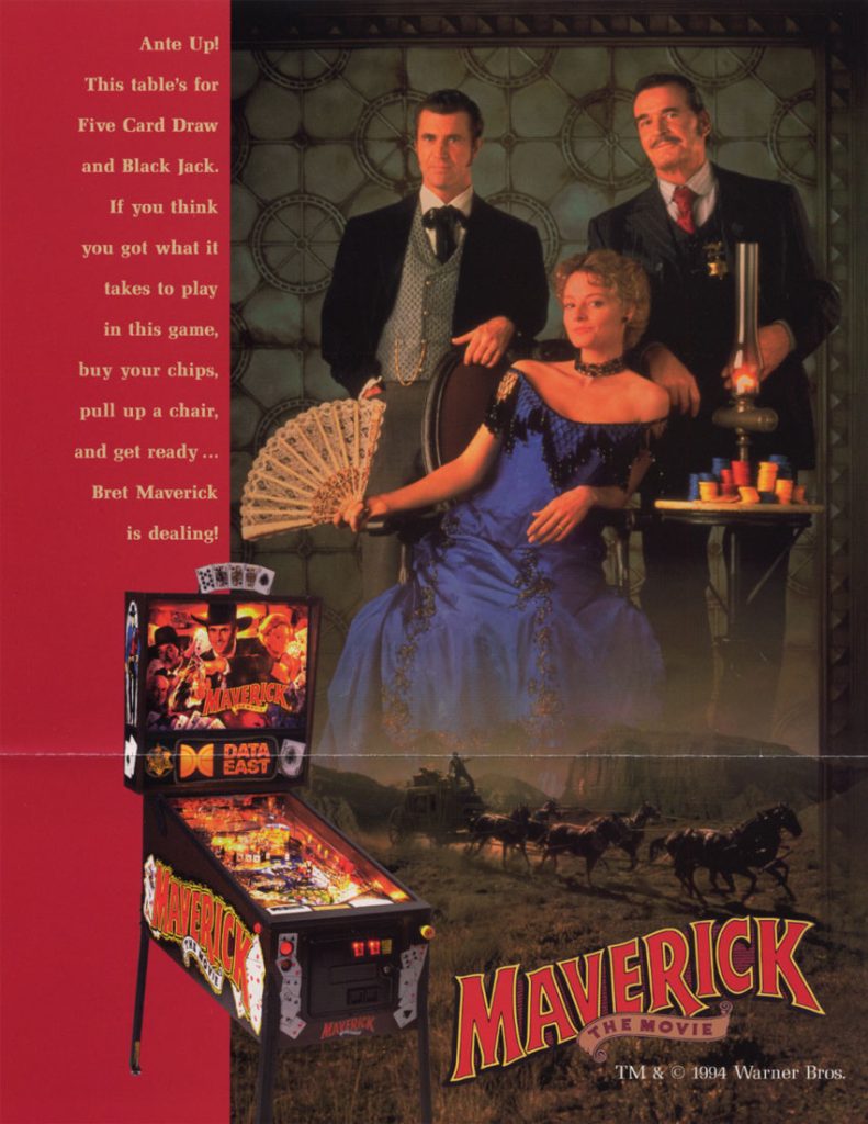 Maverick Pinball Machine - Vintage Arcade Superstore