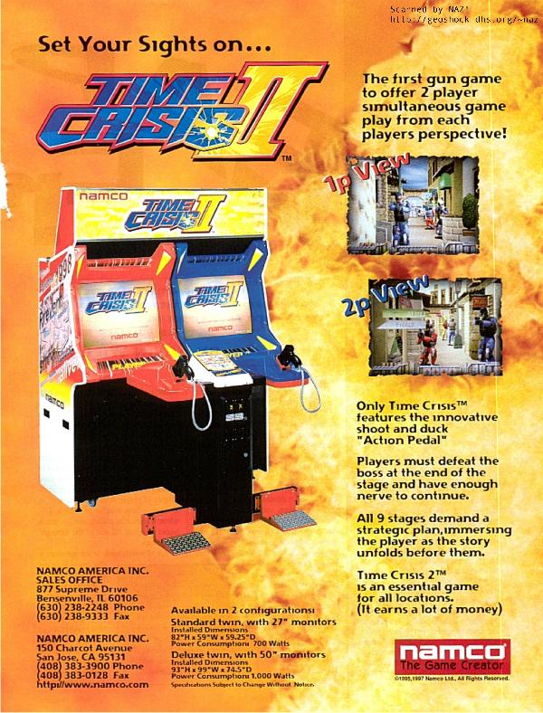 Time Crisis 2 Arcade Game | Vintage Arcade Superstore Time Crisis 2 Arcade Game | Vintage Arcade Superstore
