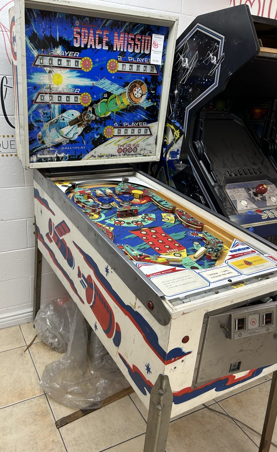 Space Mission Pinball Machine - Vintage Arcade Superstore