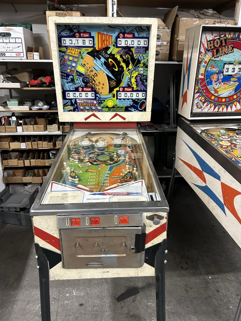Orbit pinball game for sale- Vintage Arcade Superstore