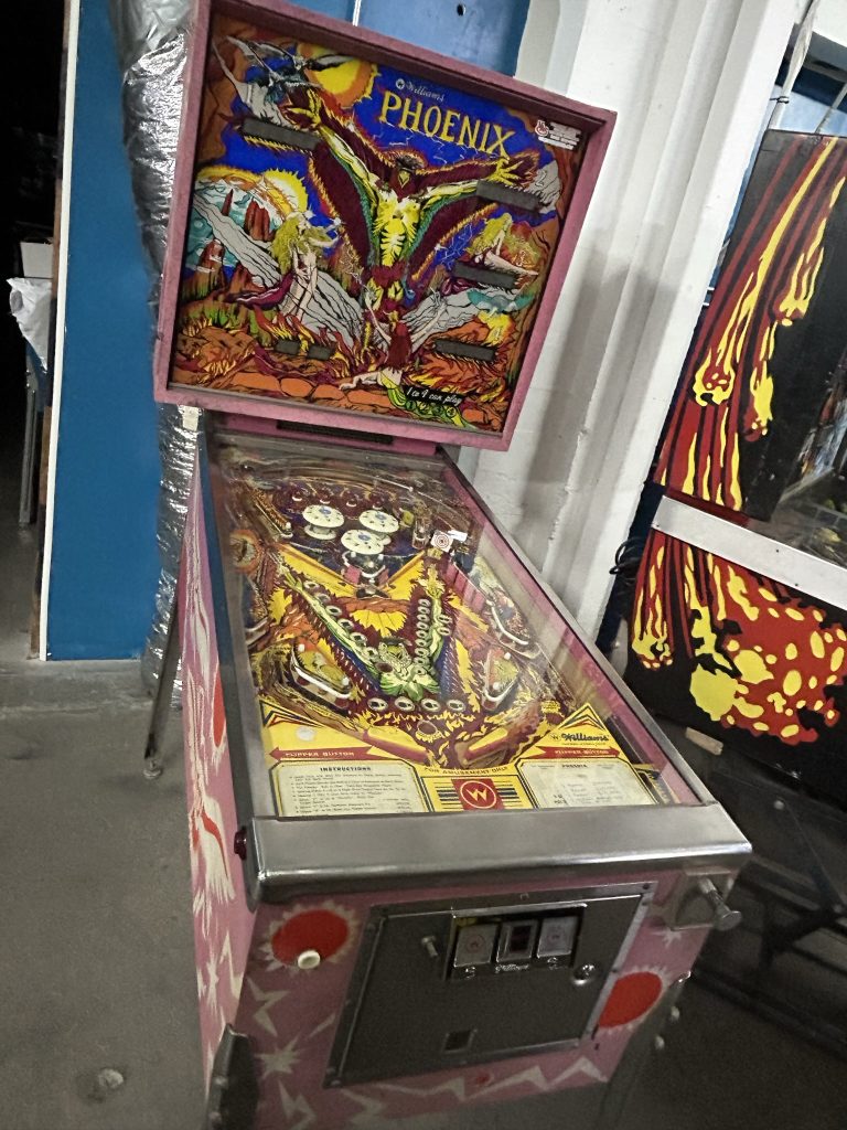 Phoenix Pinball Machine - Vintage Arcade Superstore