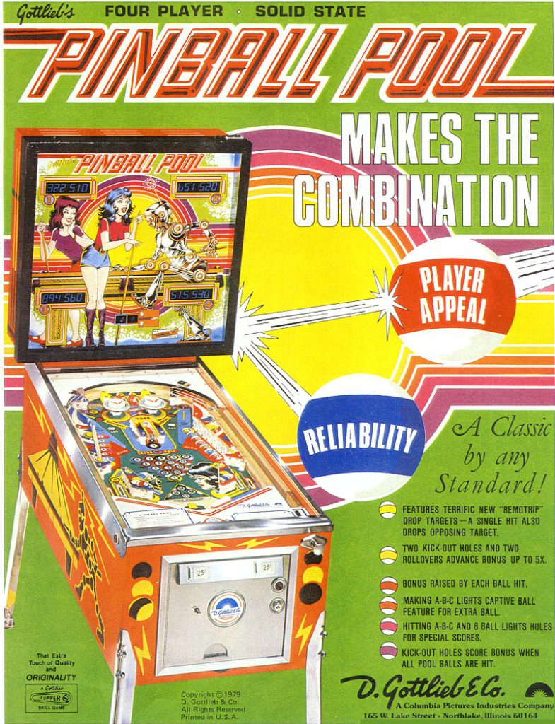 Pinball Pool Pinball Machine - Vintage Arcade Superstore
