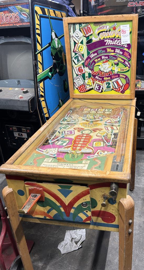 Screwball Pinball Machine - Vintage Arcade Superstore