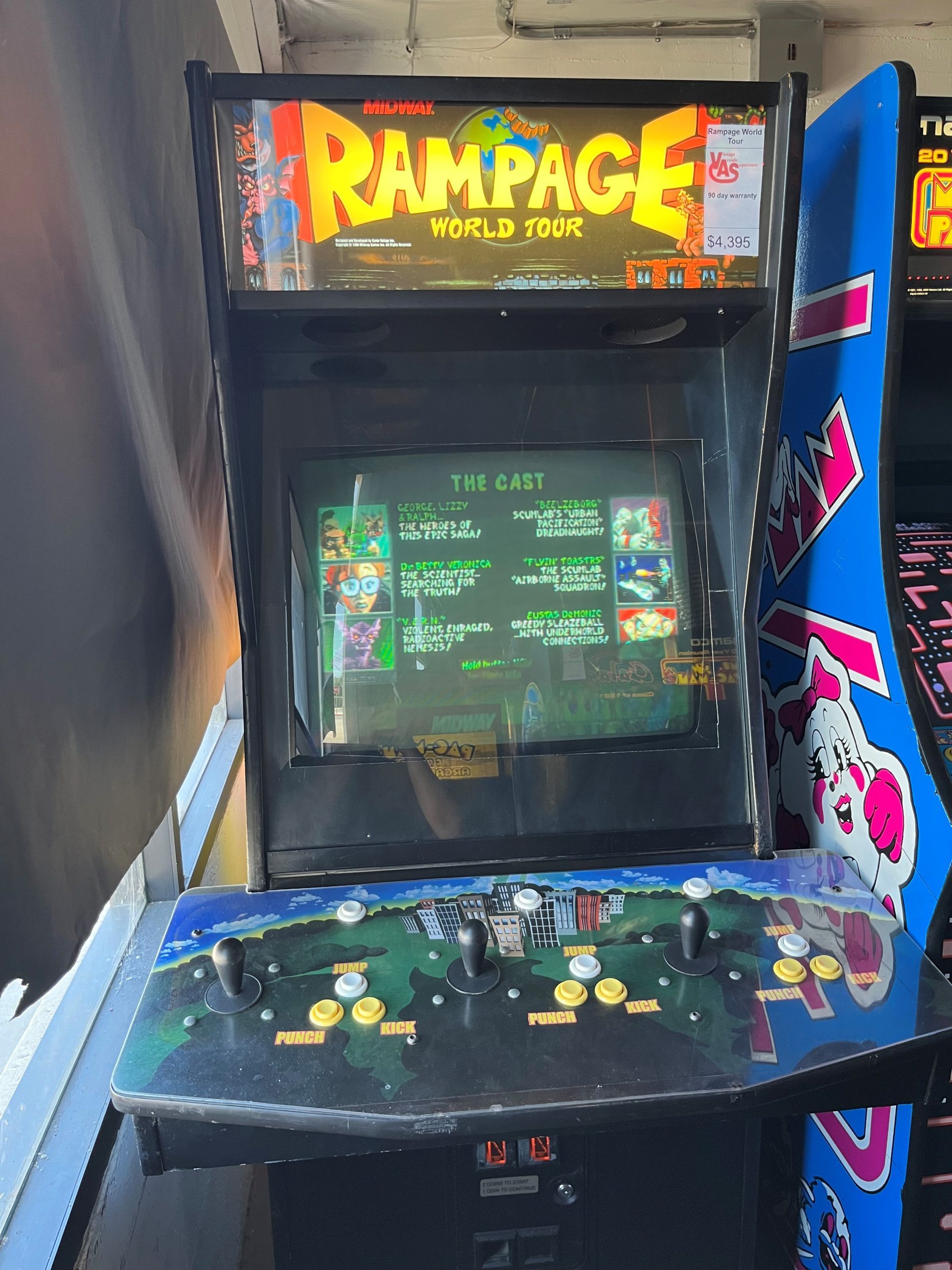 Rampage World Tour Arcade Game For Sale Rampage World Tour Arcade Game For Sale