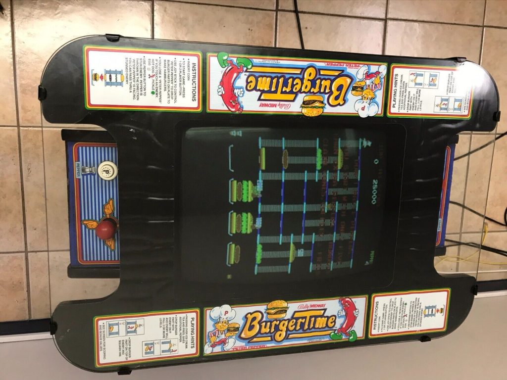 BurgerTime Cocktail Tabletop Arcade Game
