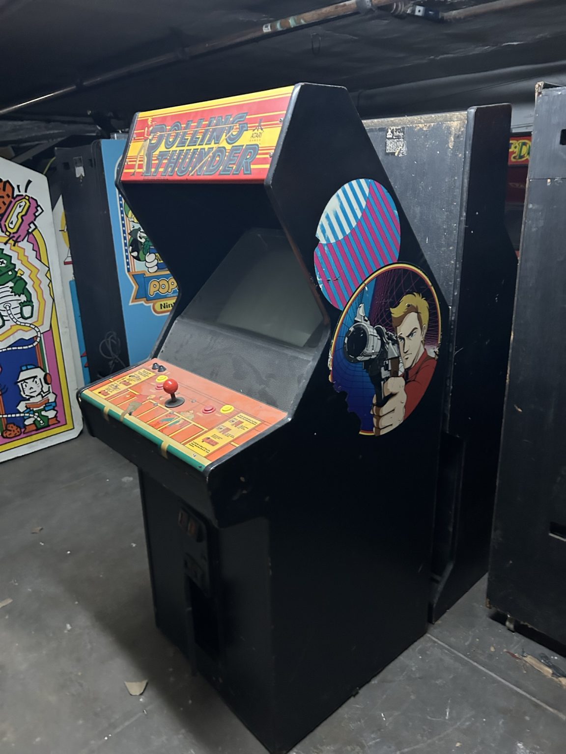 Rolling Thunder Arcade Game For Sale