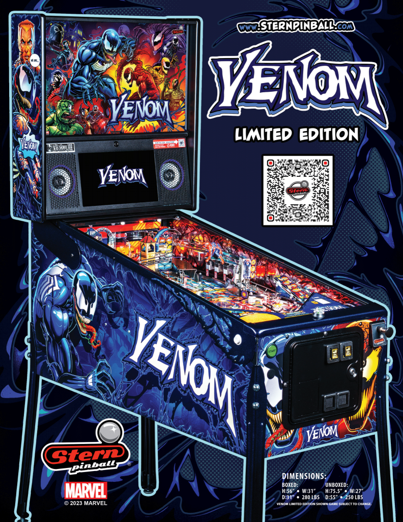 Venom Limited Edition Pinball for Sale