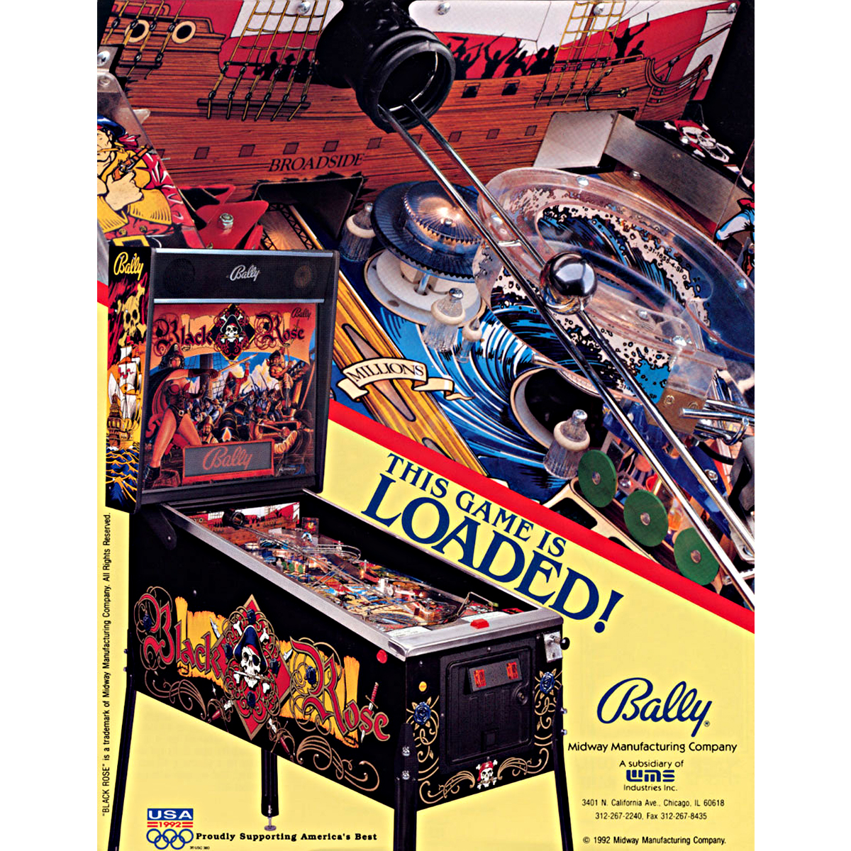 Black Rose Pinball For Sale