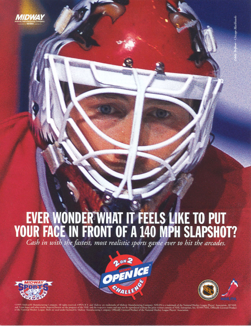 2 On 2 Open Ice Challenge Arcade Game For Sale