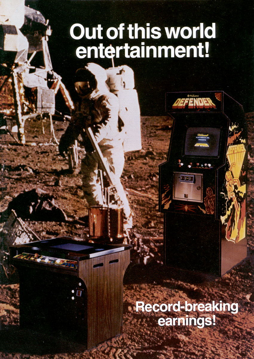 Defender cocktail table Game For Sale