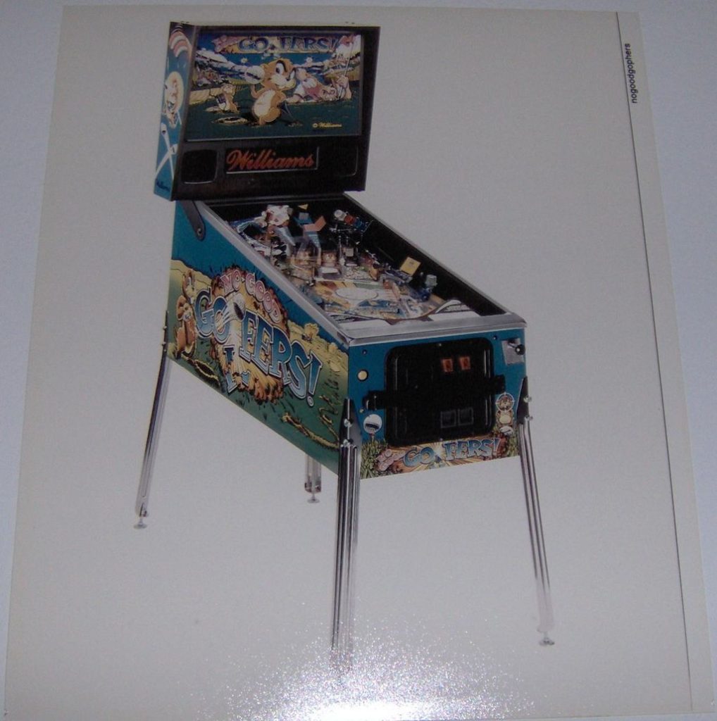 No Good Gophers Pinball Machine For Sale