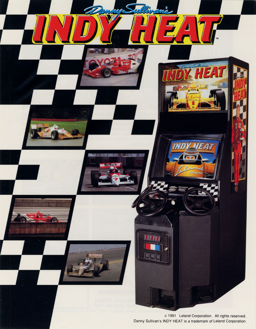 Danny Sullivan's Indy Heat Arcade Game For Sale