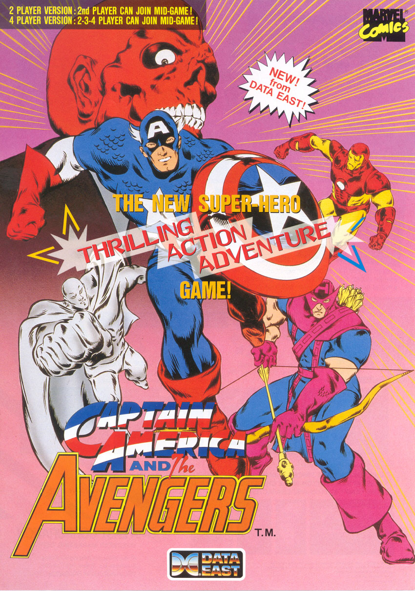 Captain America And The Avengers Arcade Game For Sale