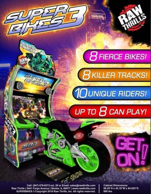 The Fast & the Furious Super Bikes 3 Arcade Game For Sale