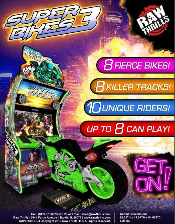 The Fast & the Furious Super Bikes 3 Arcade Game For Sale